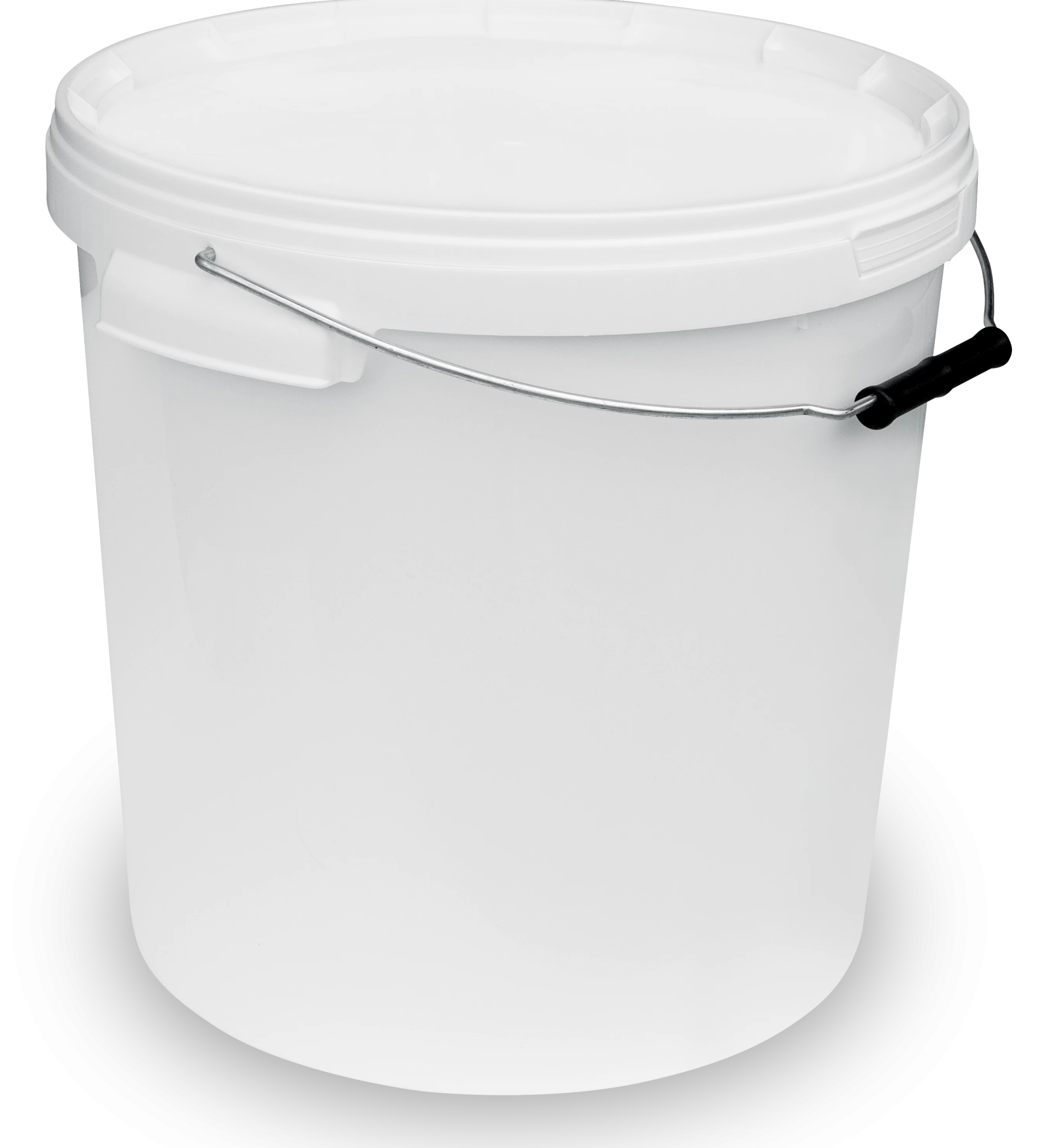 Găleată alimentară din polipropilenă – 20 litri, cu capac și mâner ...