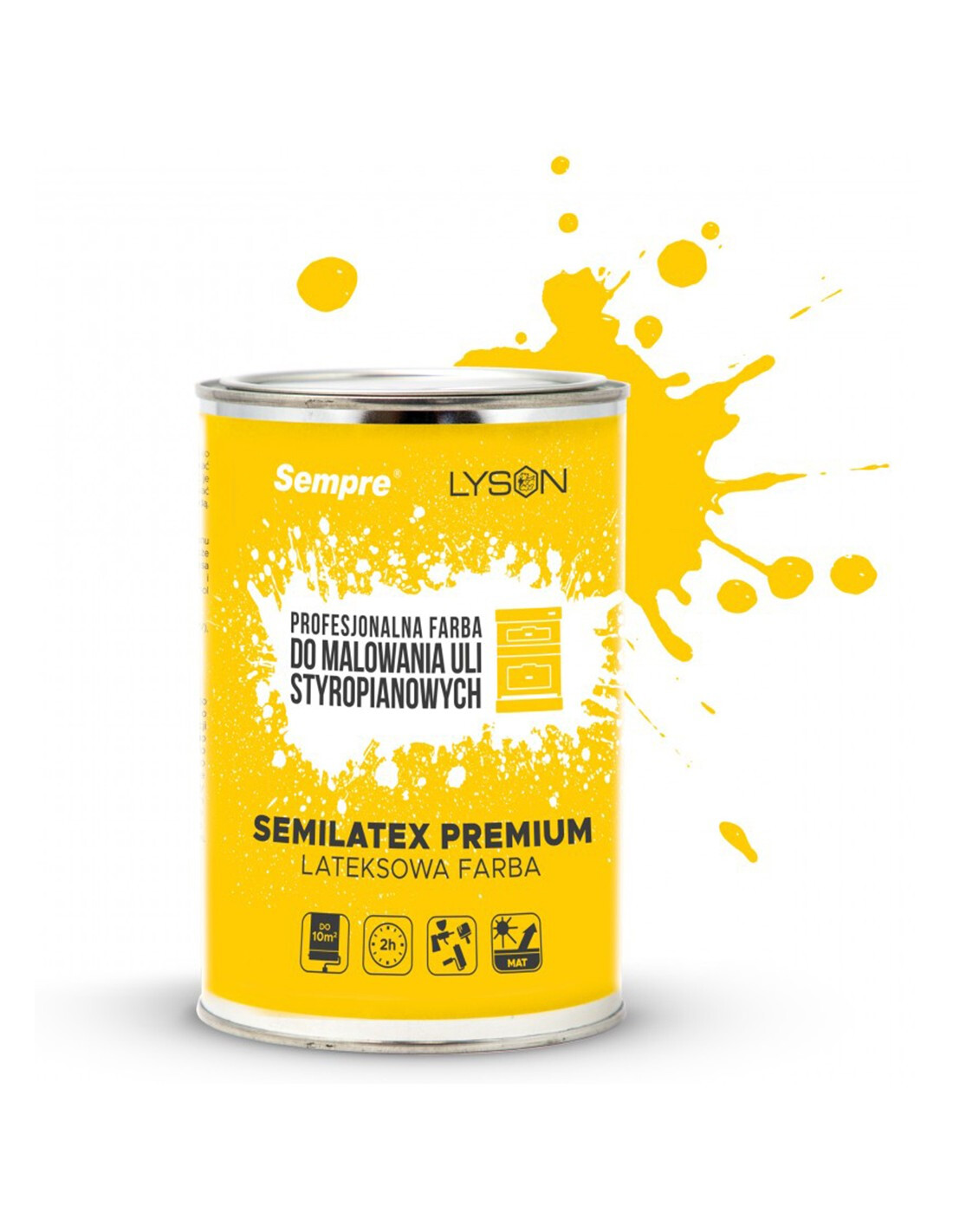 Vopsea pentru stupi culoare Galbena, 1 l - Apis-Blaj.ro