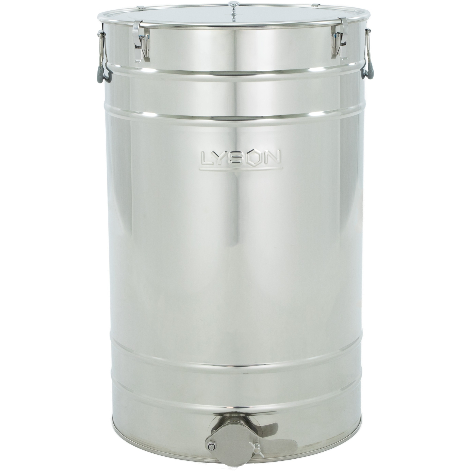 Maturator din inox 150 l, canea inox, cleme prindere capac si garnitura ...