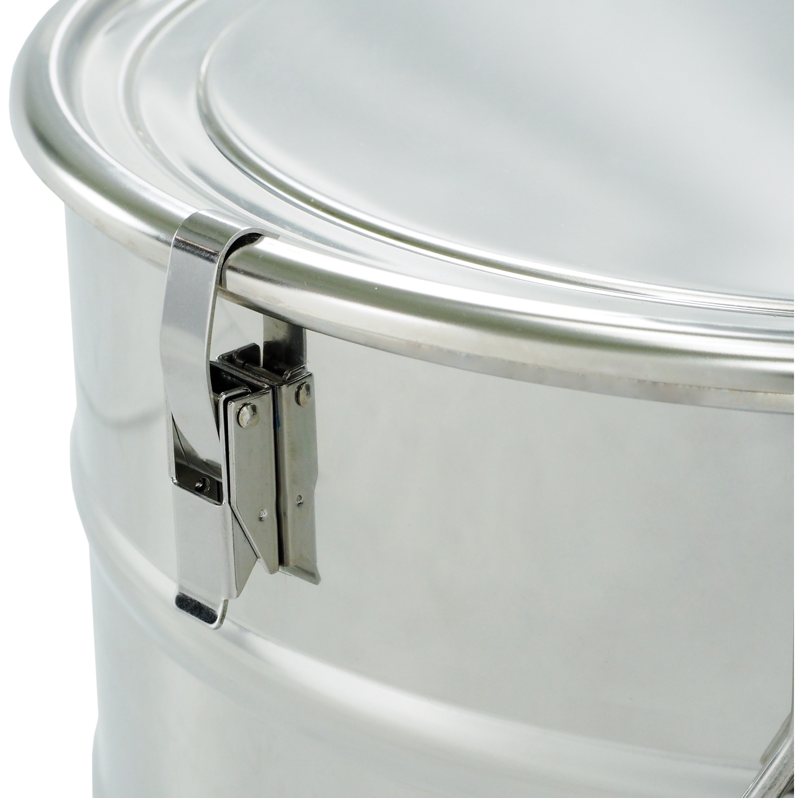 Maturator din inox, 300 l, canea inox, cleme prindere capac si silicon ...