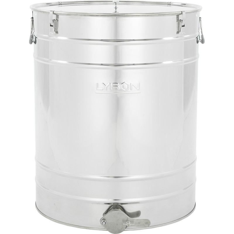 Maturator de miere din inox 50l (70 kg), canea de inox si manere, cu ...